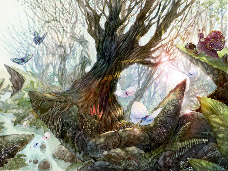 Ancient Glade by James Ellis on Dribbble