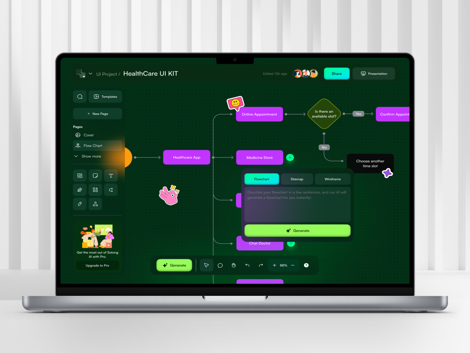 Flowchart AI - Design Platform SaaS by Ceptari Tyas for Orenji Studio ...