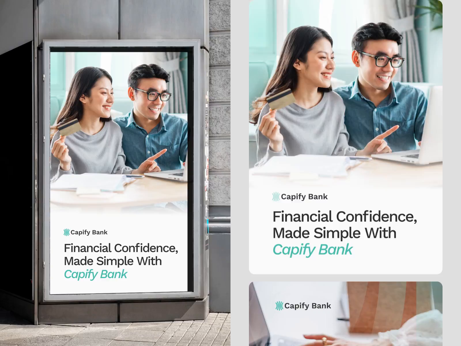 Capify Bank - Poster by Moin on Dribbble