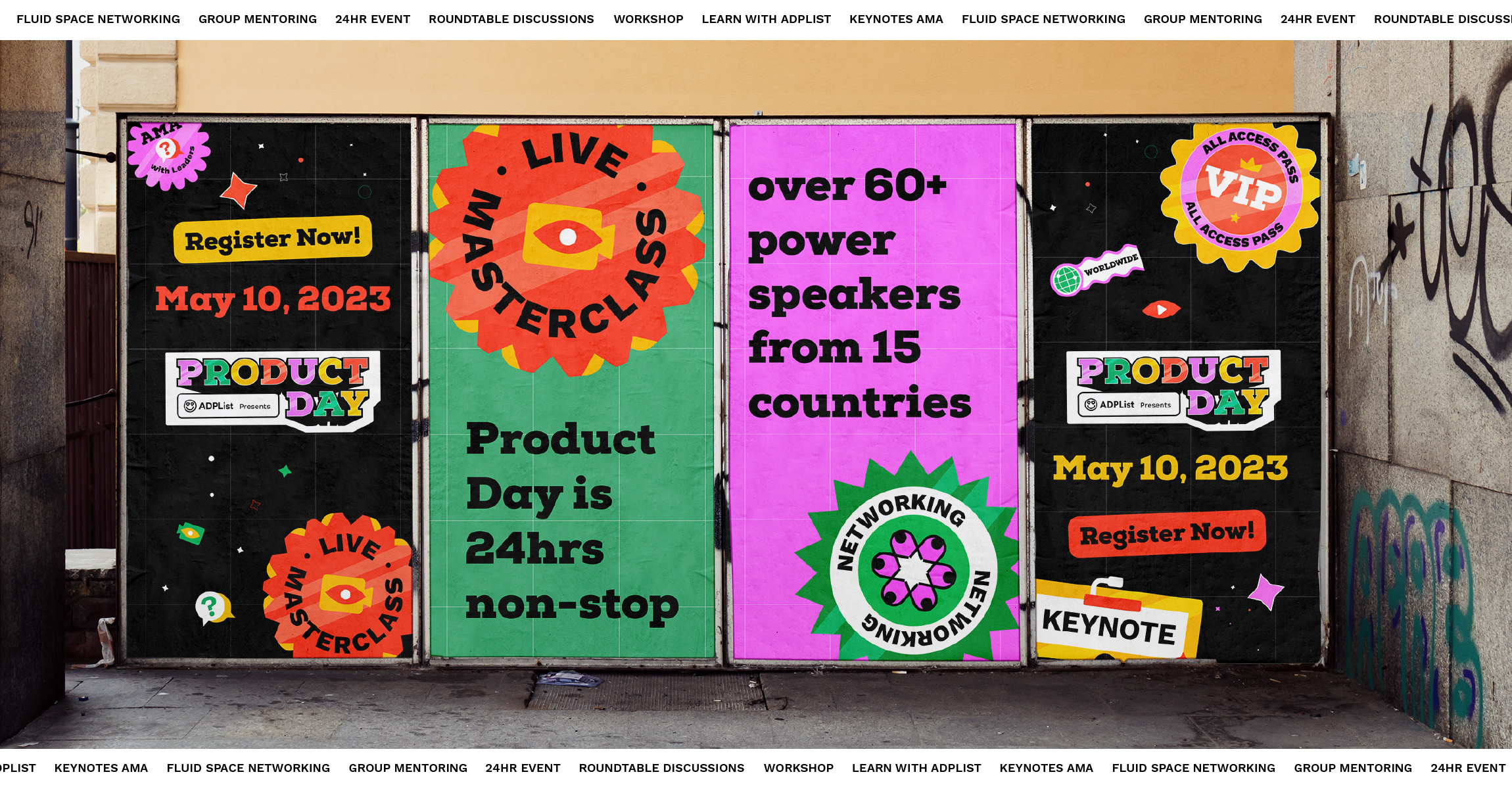 ADPList Product Day Branding by Maitreyee Kalaskar on Dribbble