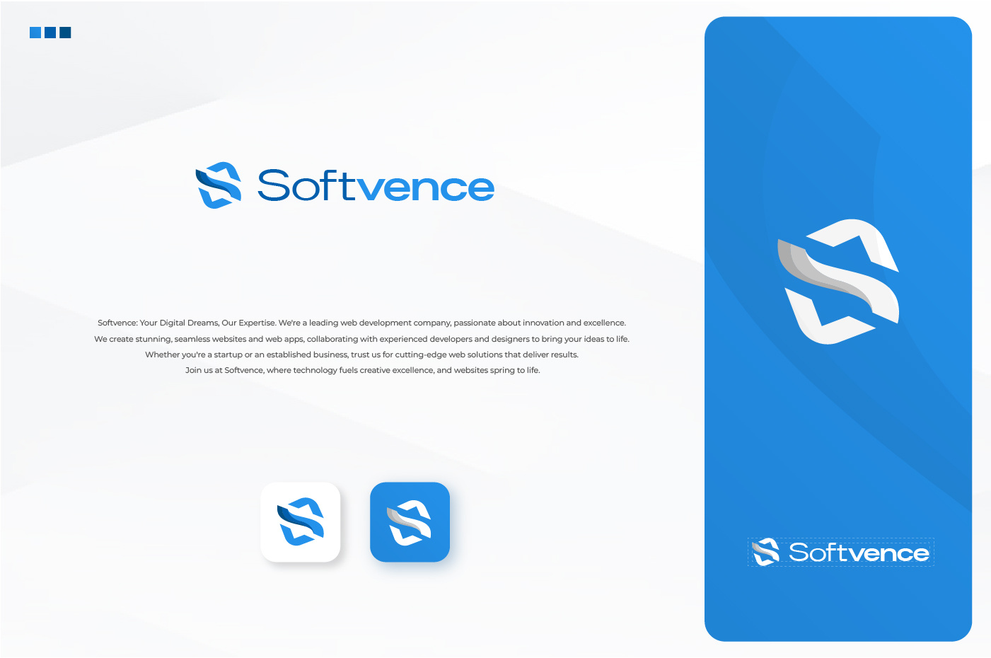 SoftVence Logo by Zahid hasan on Dribbble