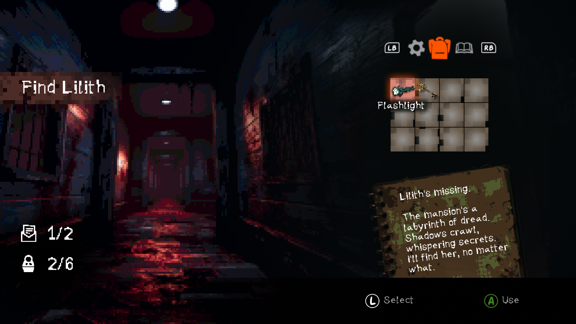 RAIE HORROR GAME UI CONCEPT by Max Mezhuev on Dribbble