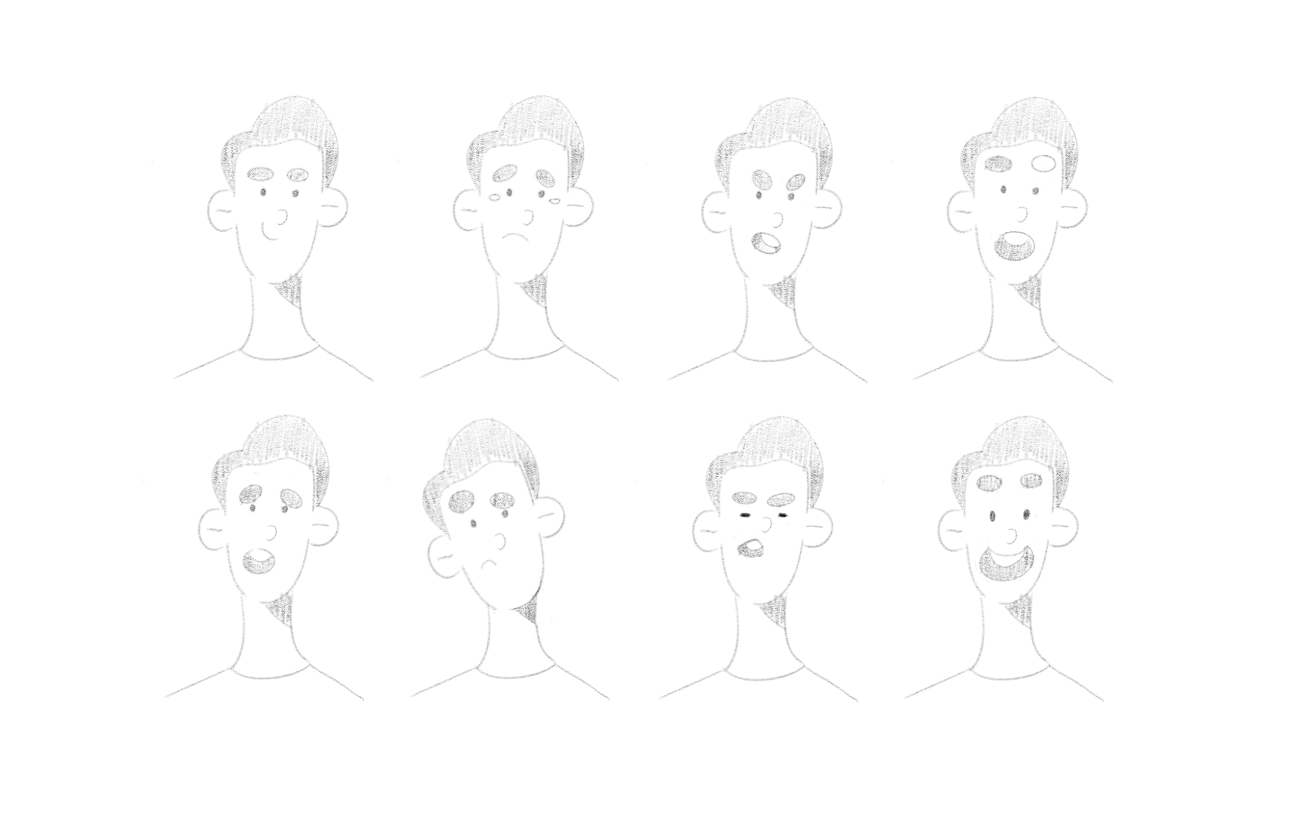 Facial Expressions by Tom Graafmans on Dribbble