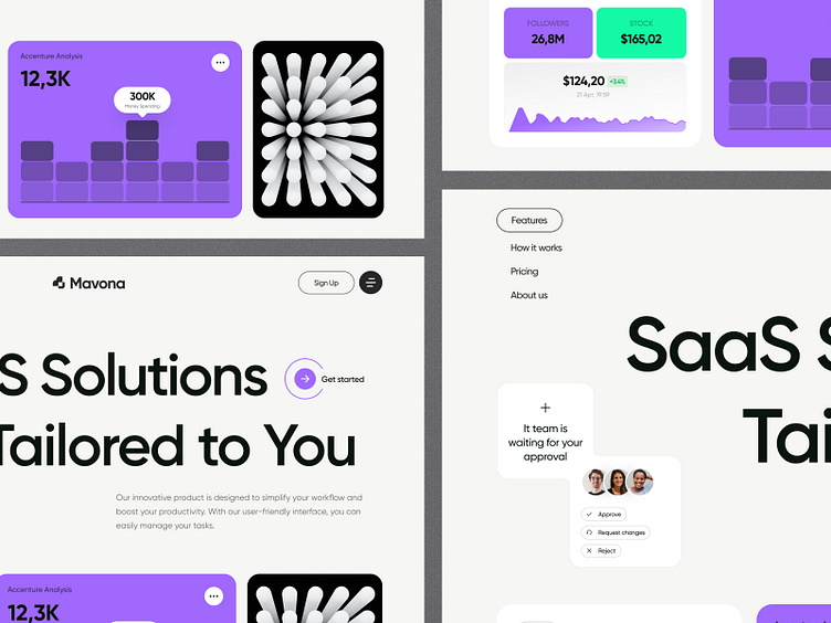 SaaS Website Design - Mavona by Foysal on Dribbble SaaS Website Design - Mavona by Foysal on Dribbble