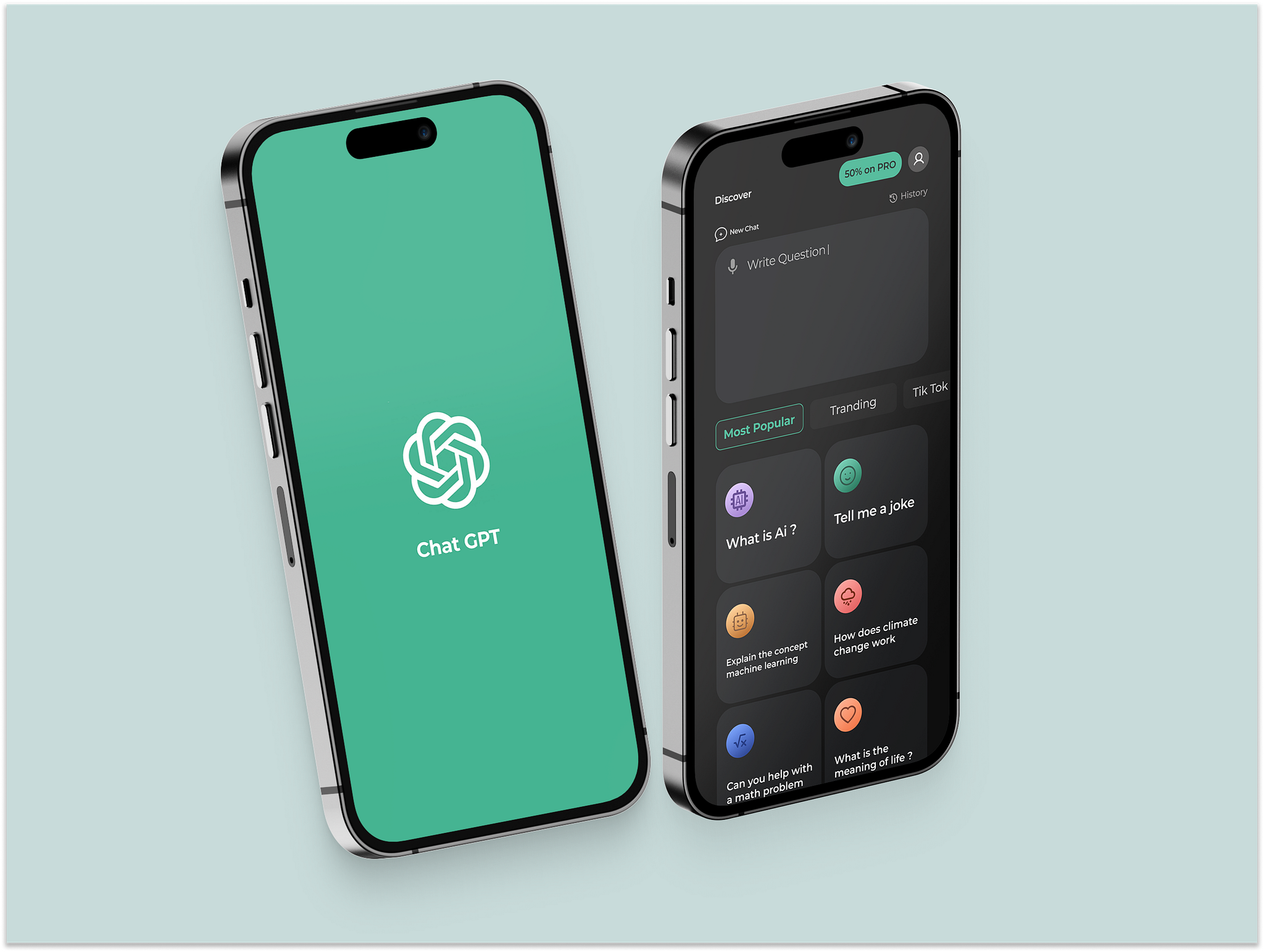 Redesign Chat GPT by M Husni Wardani for Enver Studio on Dribbble
