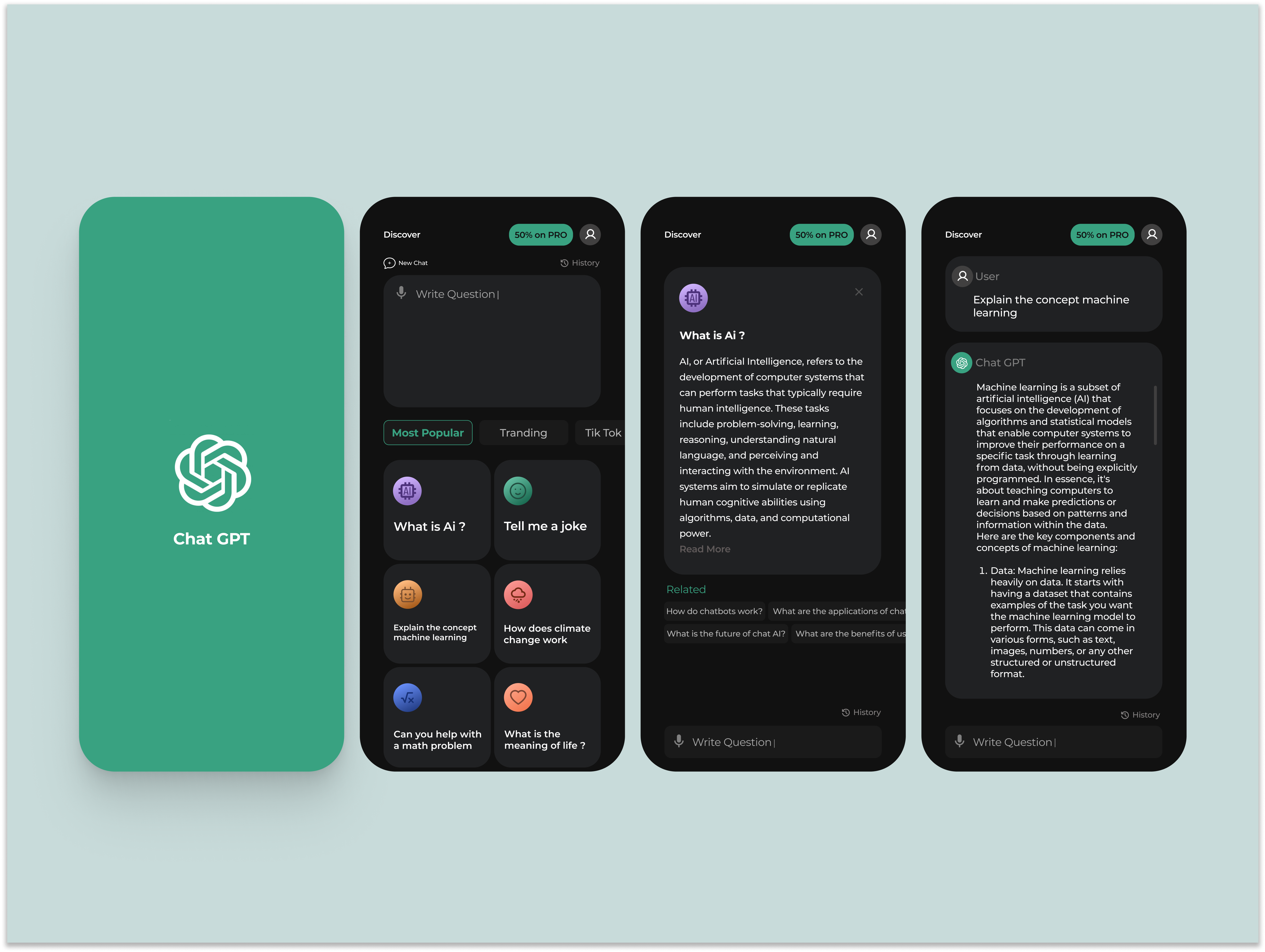 Redesign Chat GPT by M Husni Wardani for Enver Studio on Dribbble