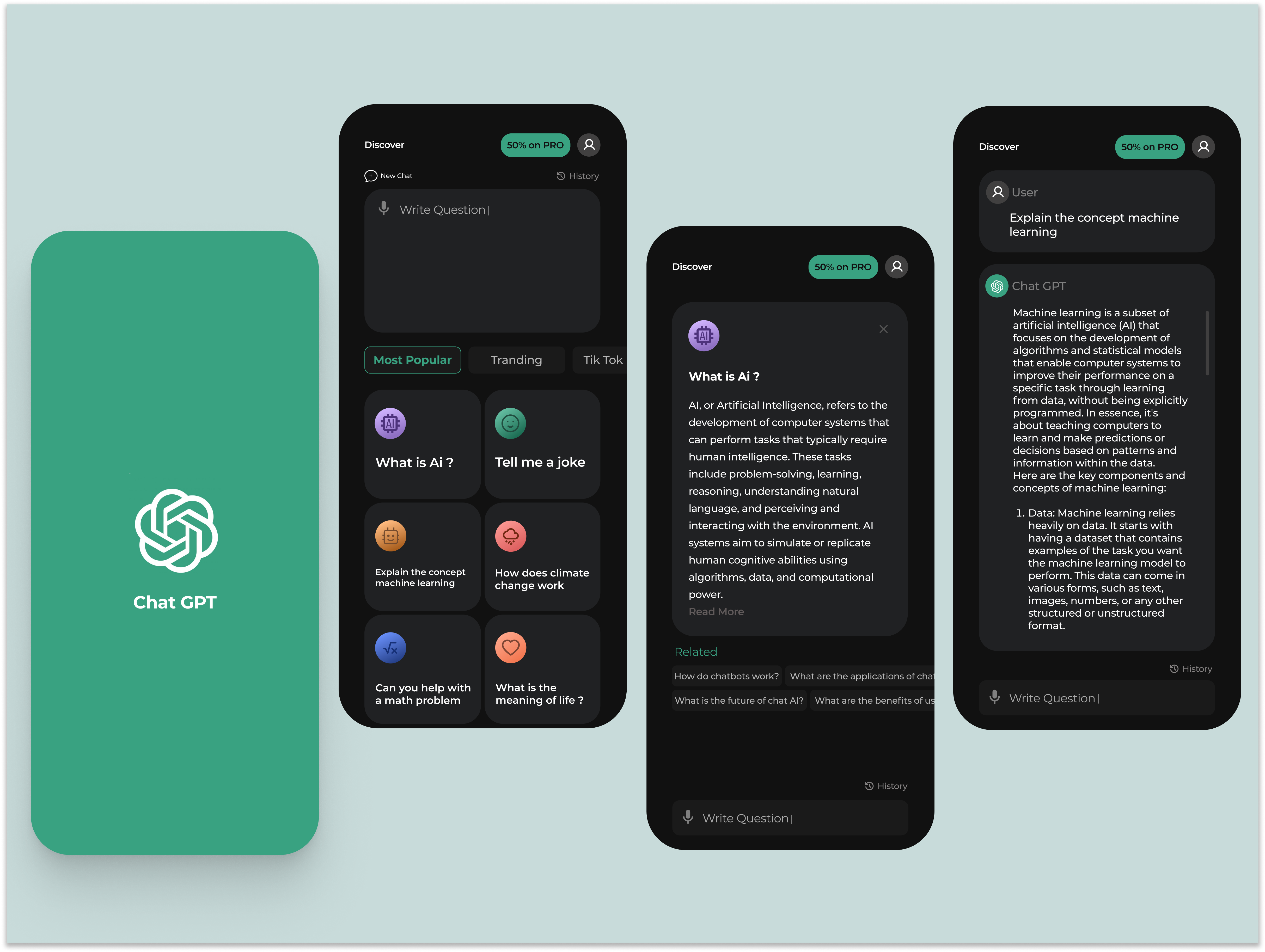 Redesign Chat GPT by M Husni Wardani for Enver Studio on Dribbble