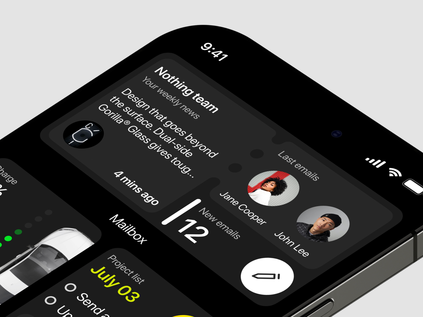 Iphone widget design by Anatoly Maxuta on Dribbble