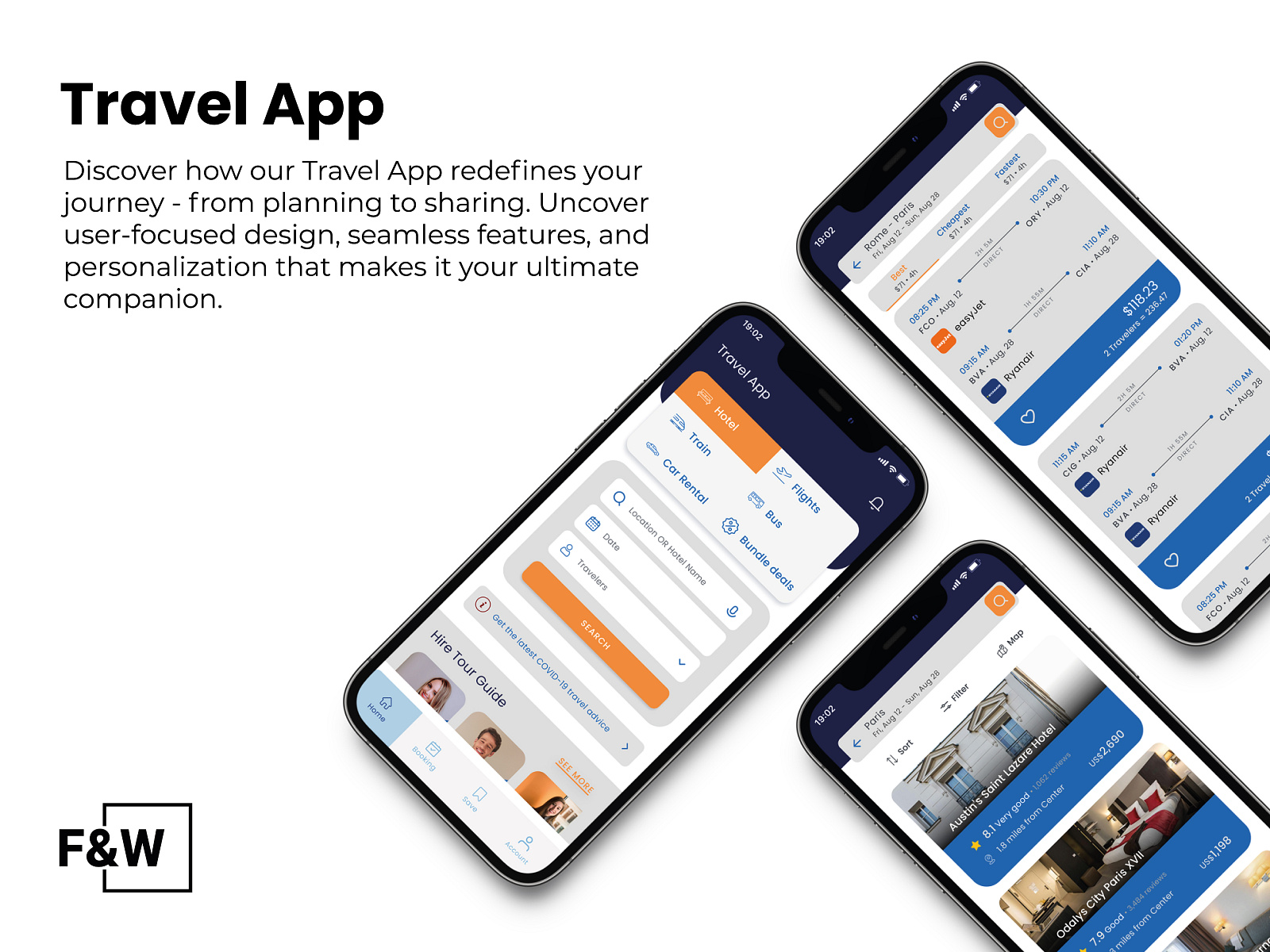 Travel App | UX/UI Case Study by Faseeh on Dribbble
