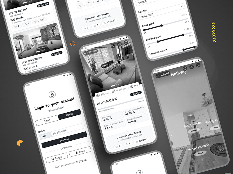 Real Estate High-Fidelity Wireframe by Ali Sarshad on Dribbble