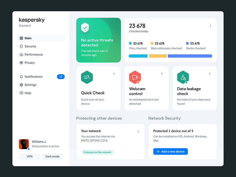 Security App by Artem on Dribbble