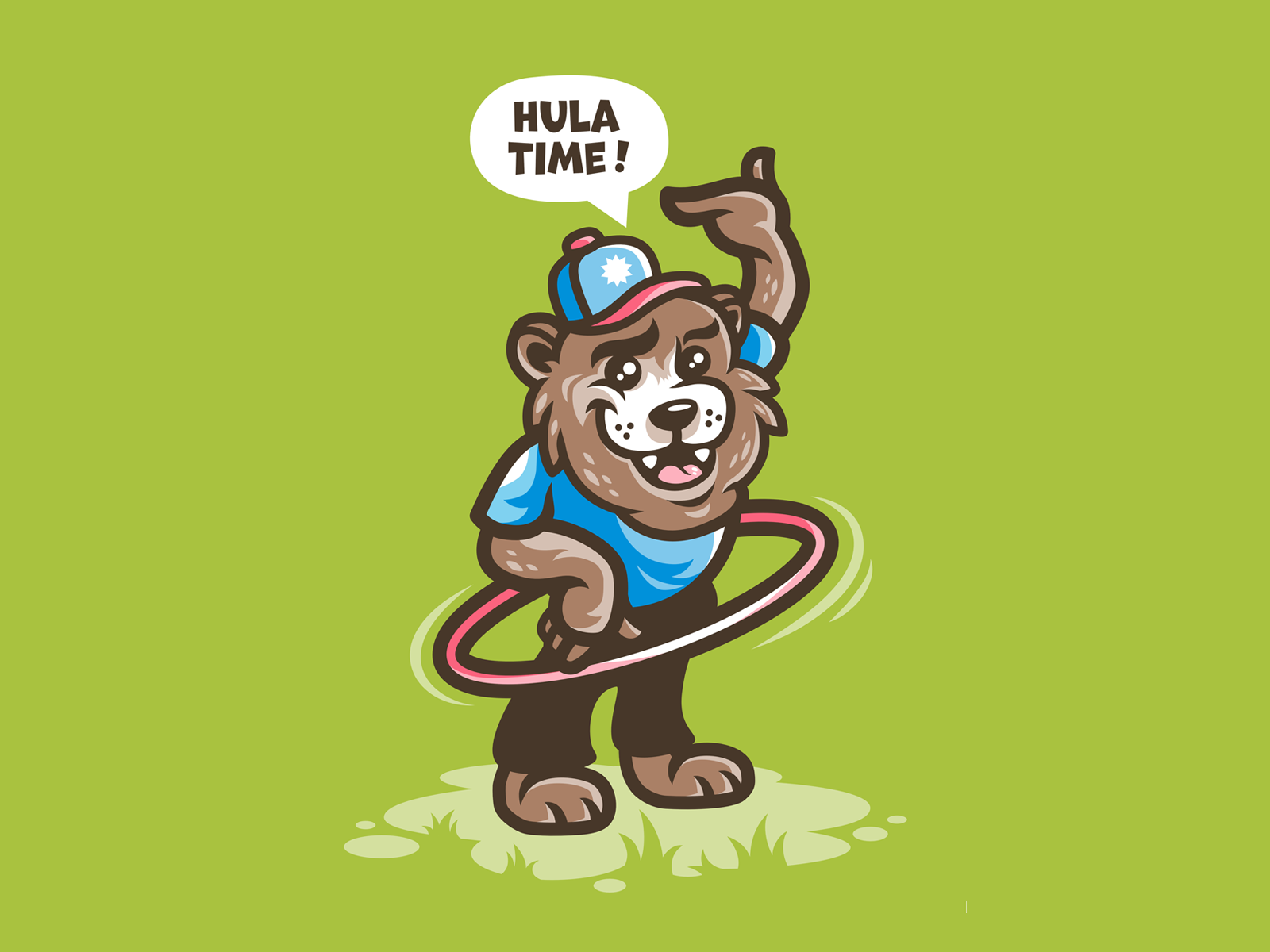 Hula Time ! by Marc Gebehenne on Dribbble