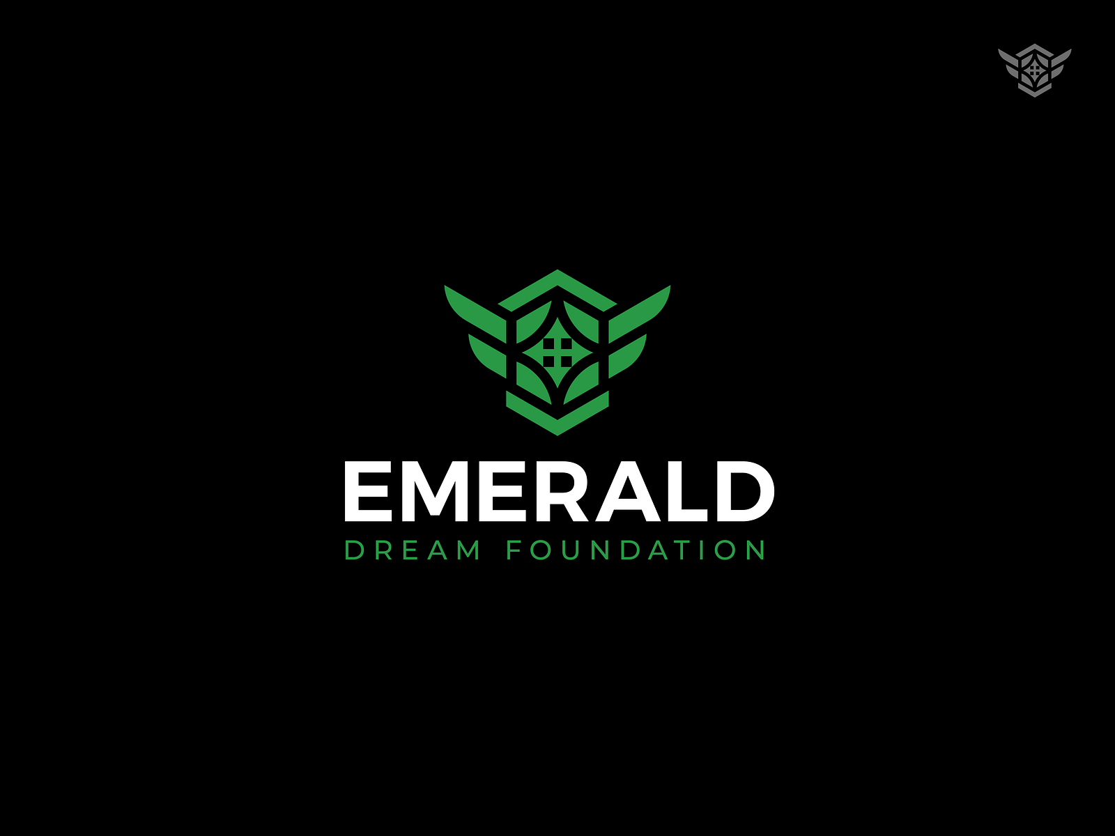 Emerald_Dream Foundation - Logo design by Vijay -Logo Designer on Dribbble