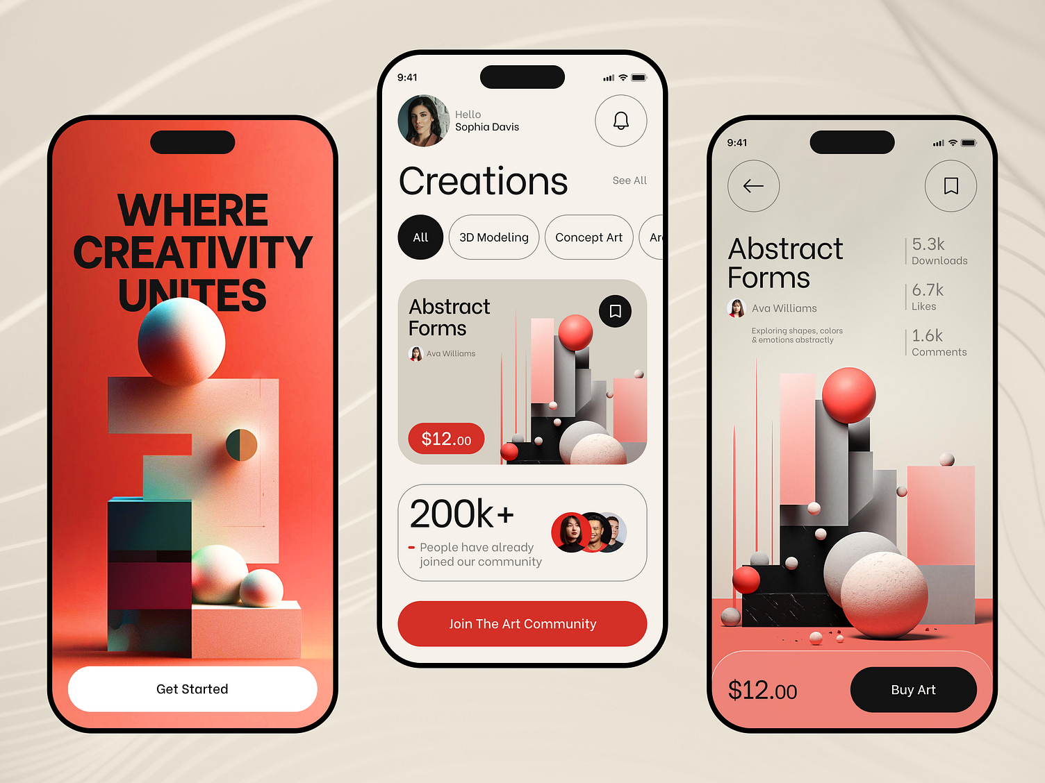 Digital Art Community App Design by MQoS UI/UX for MultiQoS on Dribbble