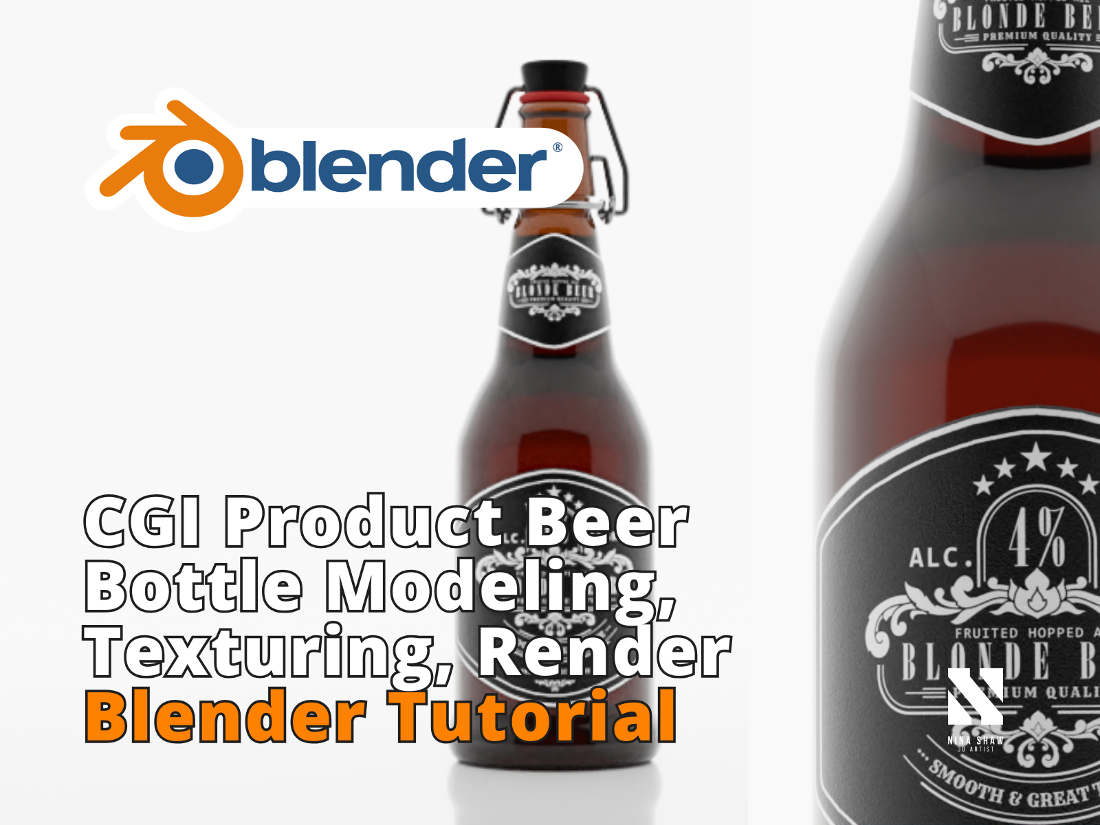 CGI Product Beer Bottle by ninashaw on Dribbble