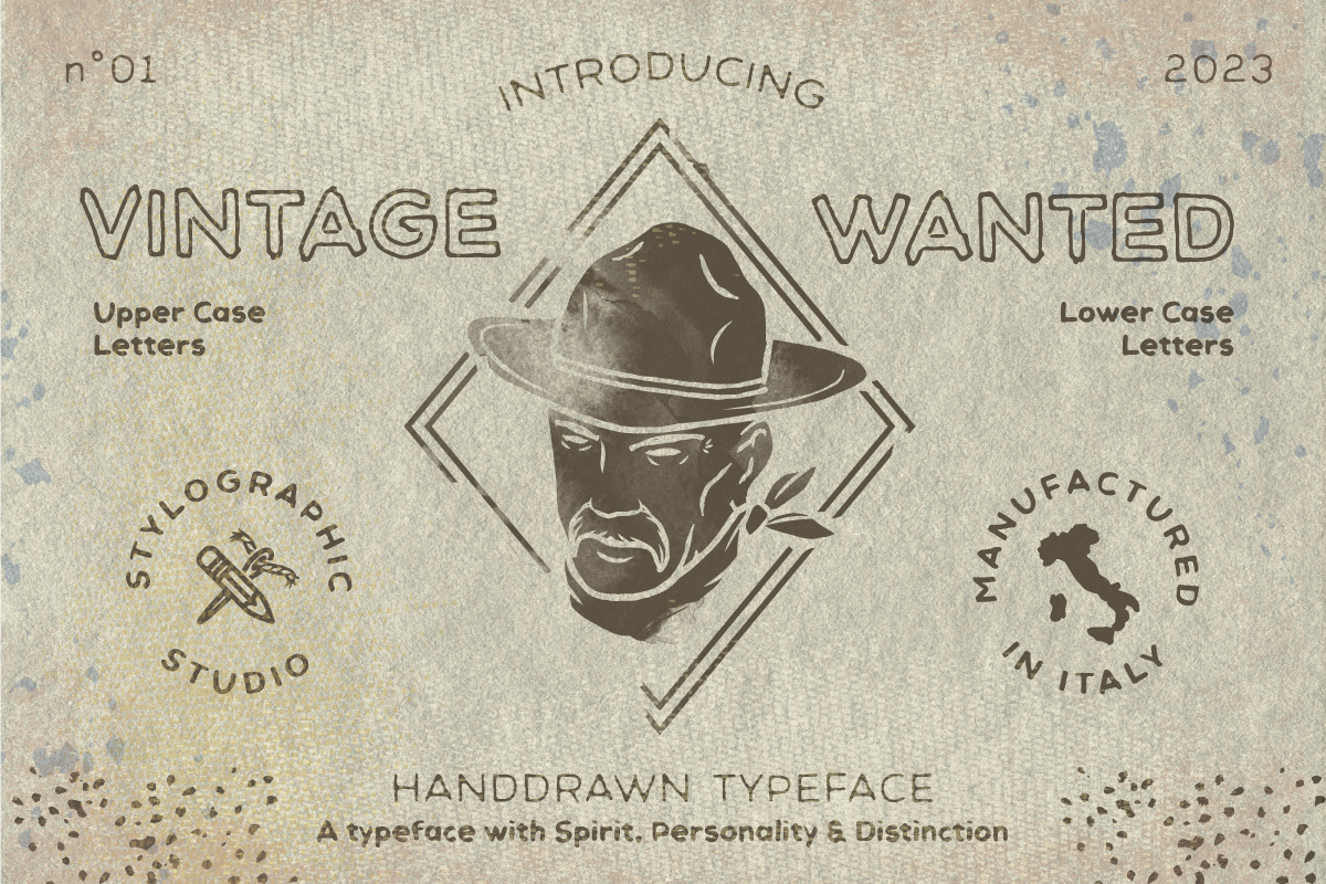 Vintage Wanted Font by Danilo De Donno on Dribbble