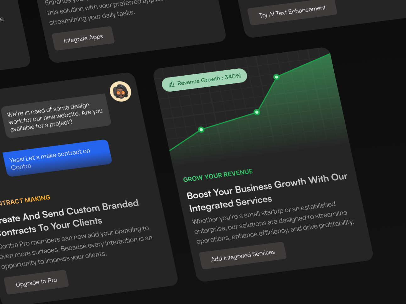 Growth Chart Card 📈 by Prathamesh Agrawal on Dribbble