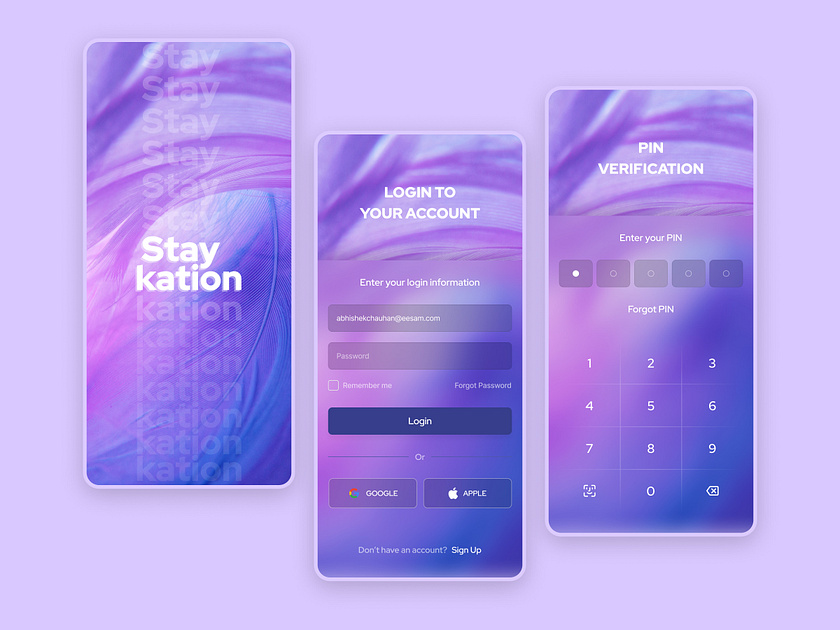 Login Screen designs, themes, templates and downloadable graphic ...