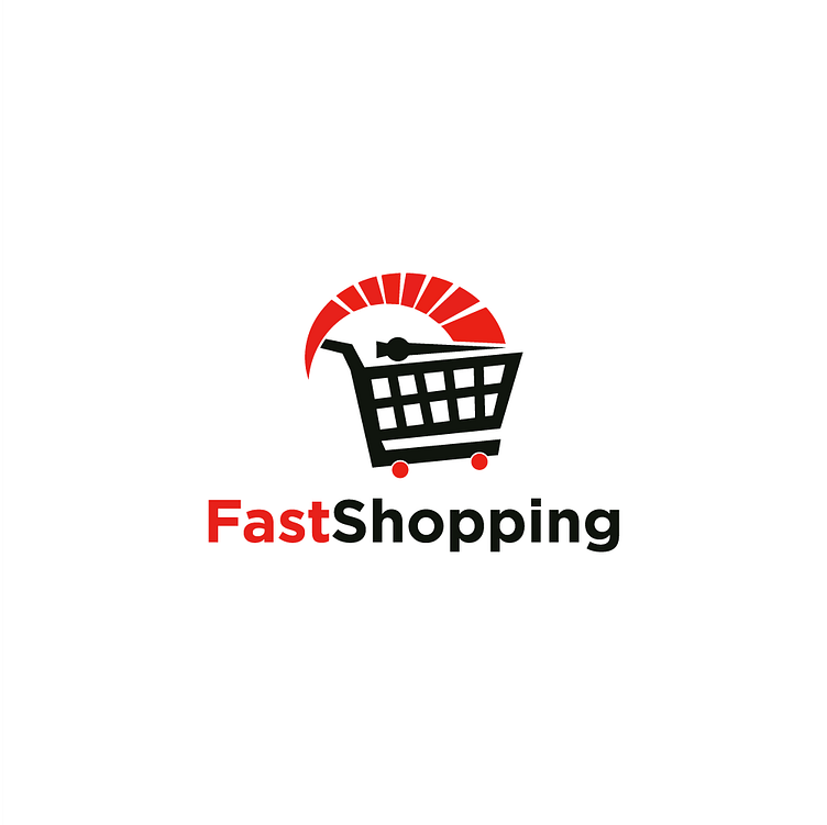 Fast Shopping Logo by zaqilogo on Dribbble