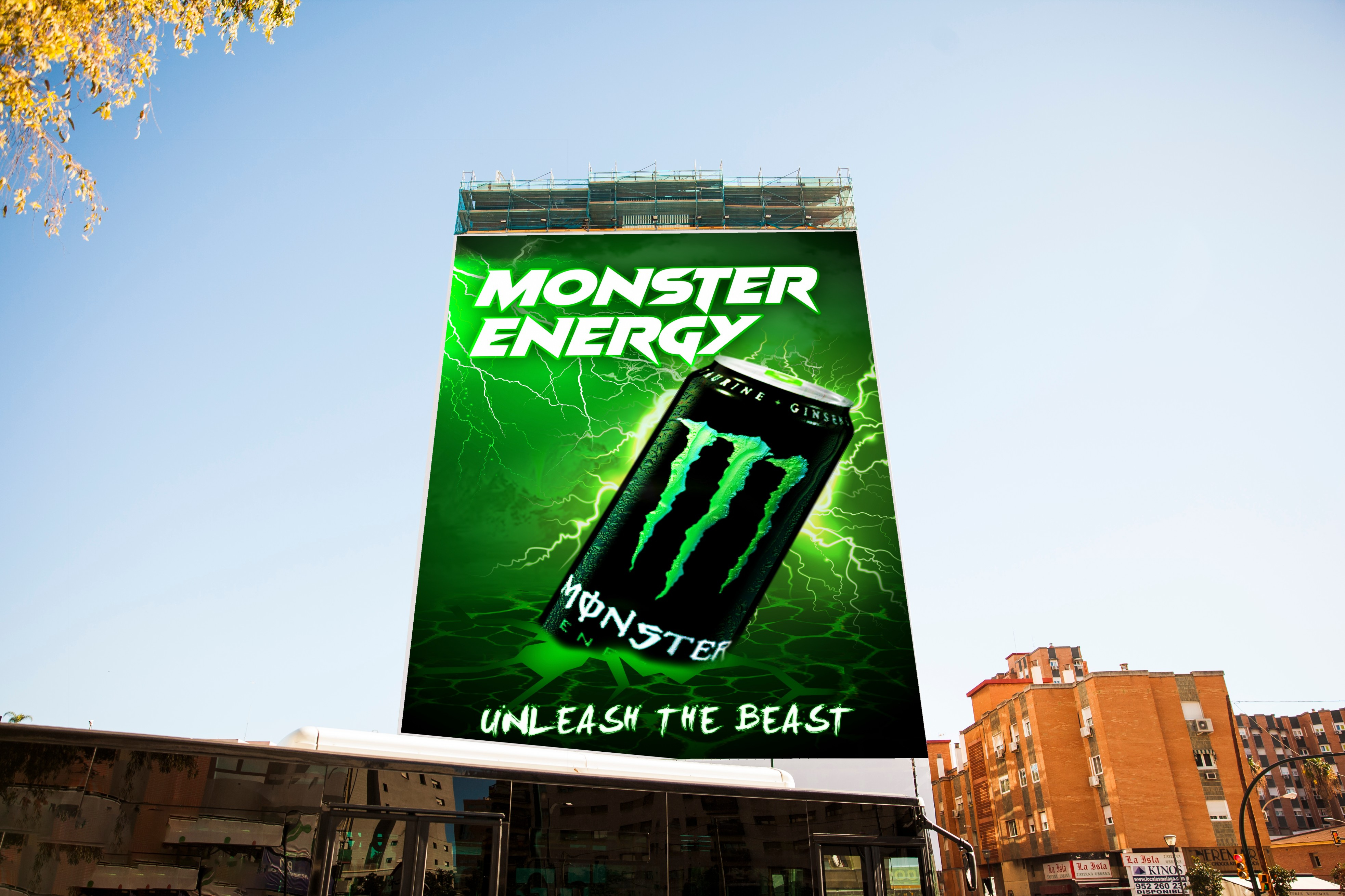 Monster Energy Poster Ad Design by Kinza Idrees (Graphic Maestro) on ...