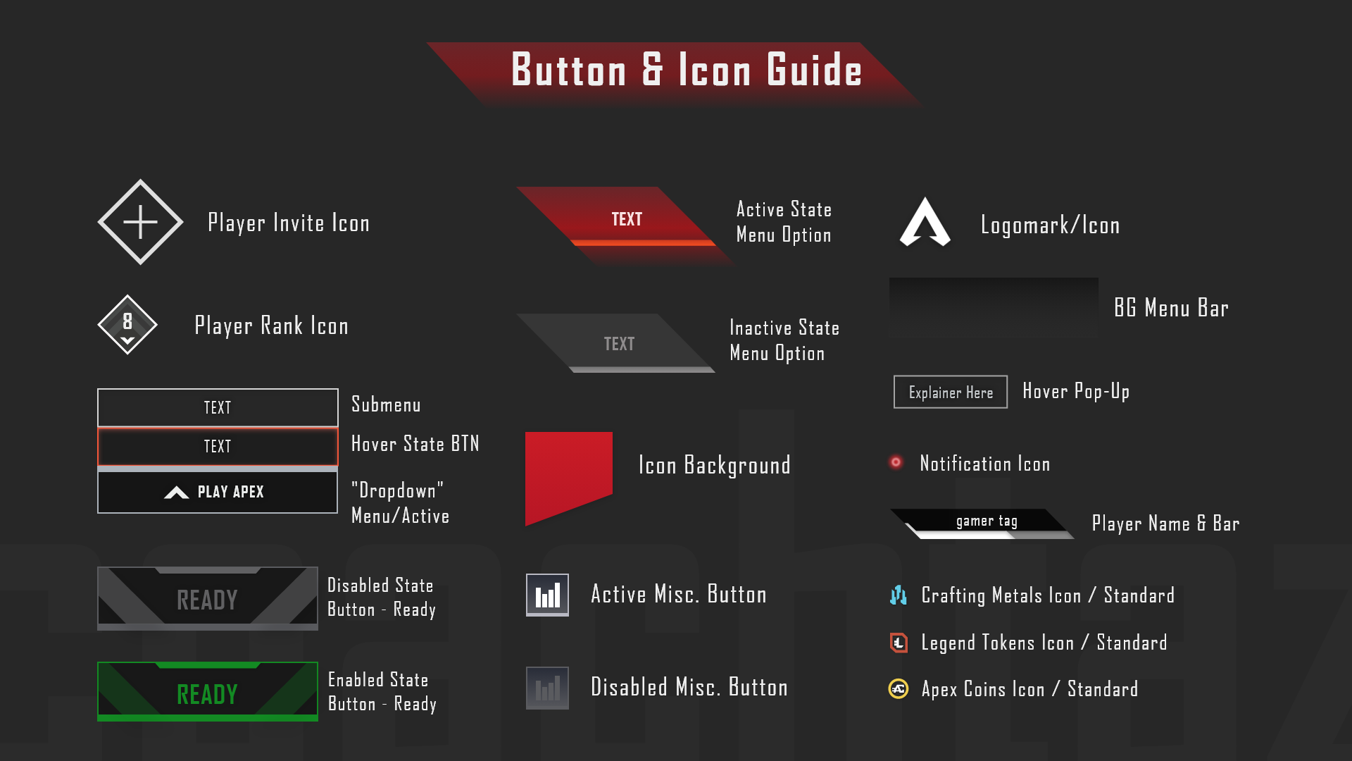 Apex Legends - Main Menu UI by Taylor Rodriguez | Brand Marketing ...