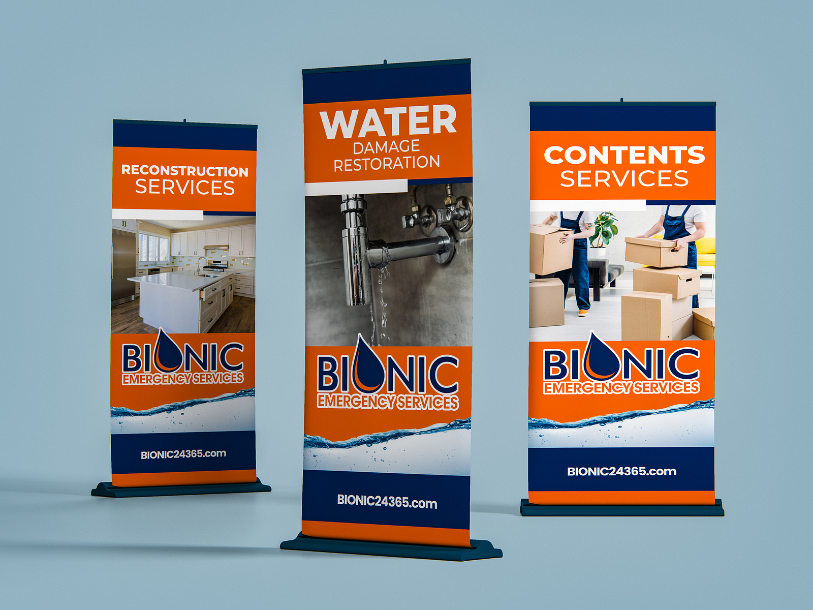 Bionic Emergency Services Banners by Jordon Mazziotti on Dribbble