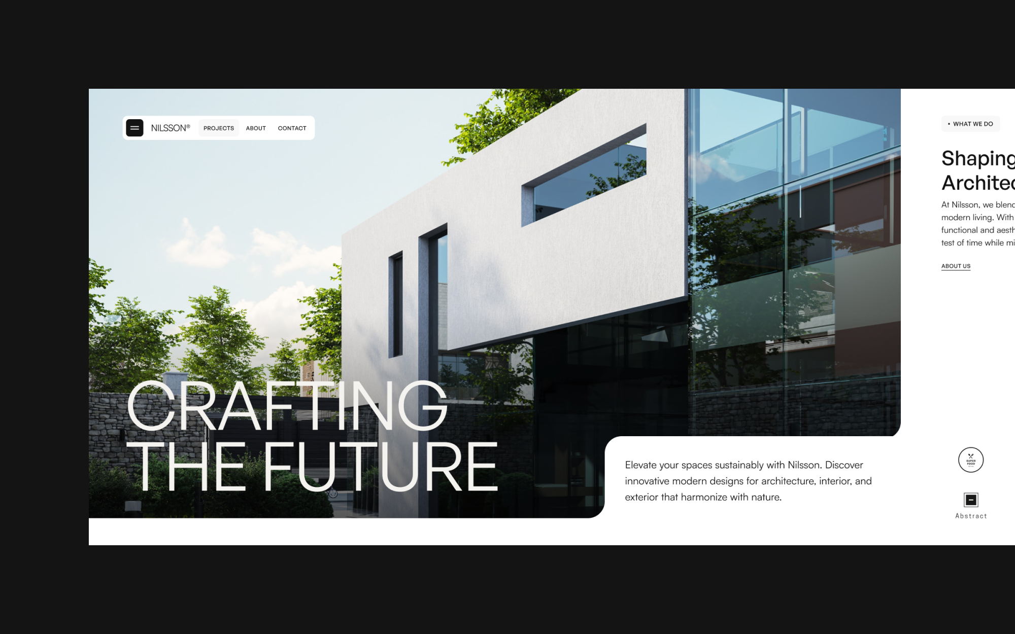Nilsson - Architecture Webflow Template by Pawel Gola on Dribbble