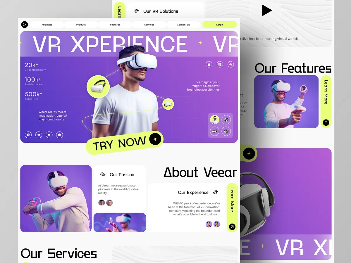 Browse thousands of Vr UI images for design inspiration | Dribbble