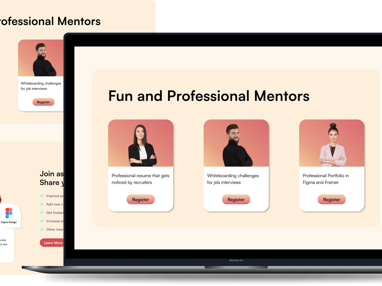 Card Mentor - Landing Page by Muhammad Yassin on Dribbble