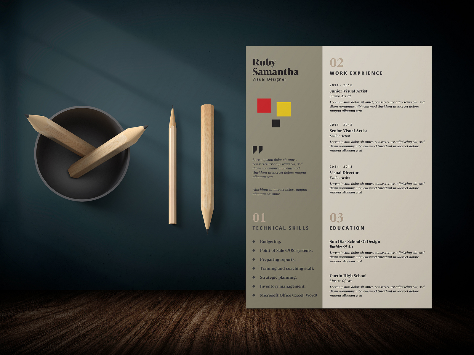CV design by Md. Monirul Islam on Dribbble