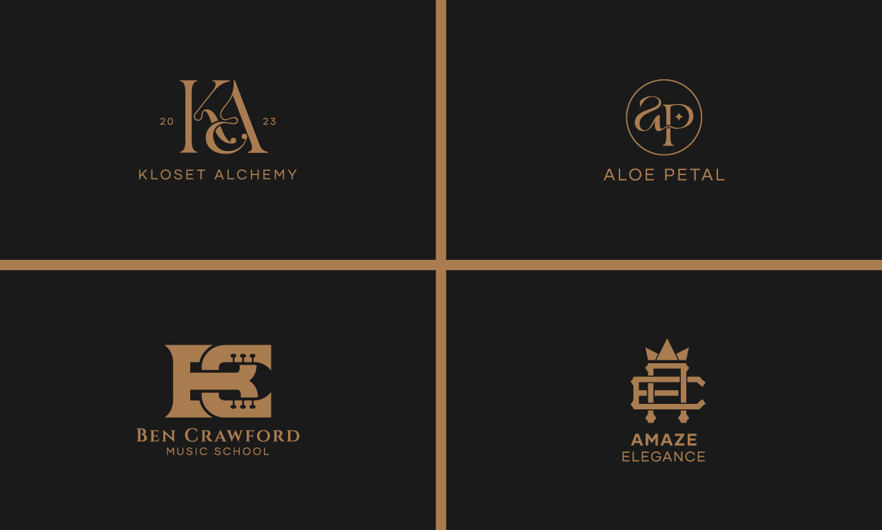 Monogram Logo by Md Mahbub Hossain on Dribbble