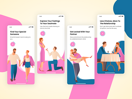 Dating App designs, themes, templates and downloadable graphic elements ...