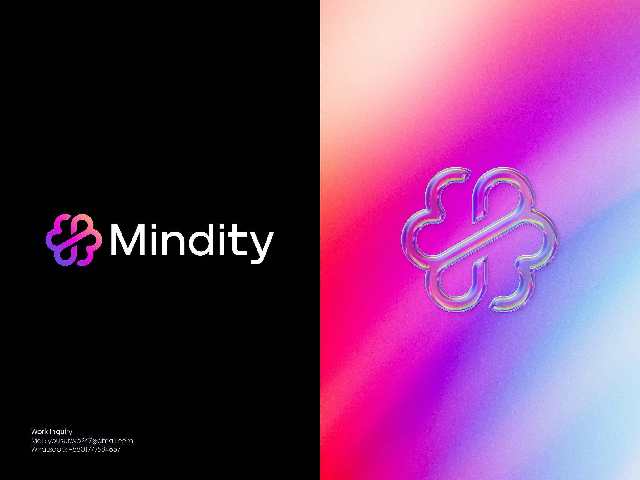 Mind, Loop, Connection, Innovative, Abstract, Geometric Logo by Sumon ...
