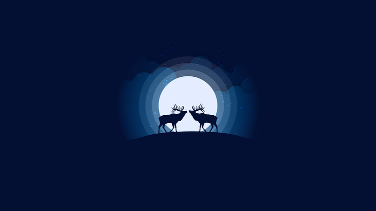 Moon Light by Umer Daraz on Dribbble