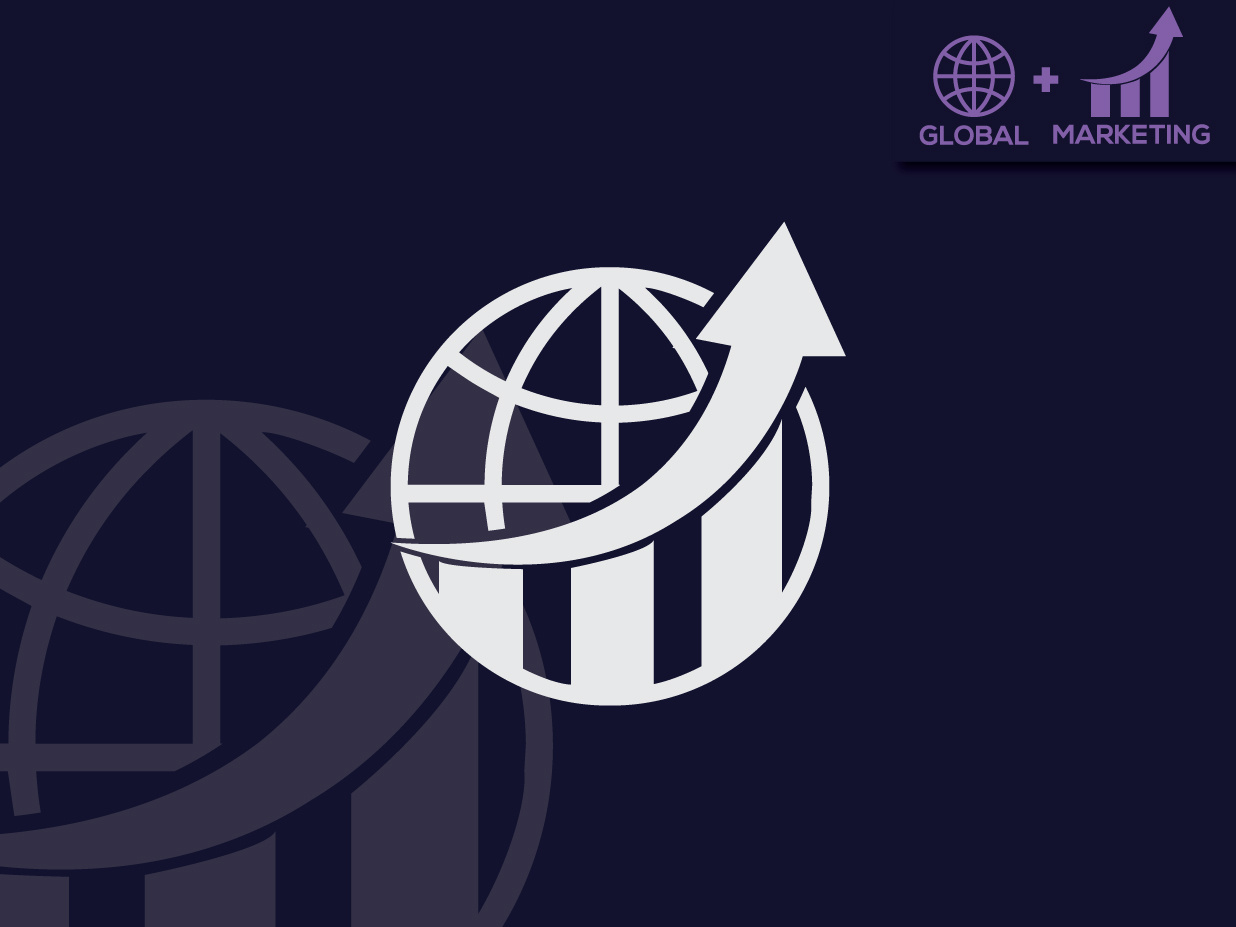 Global + Marketing Logo Icon by Zishan on Dribbble