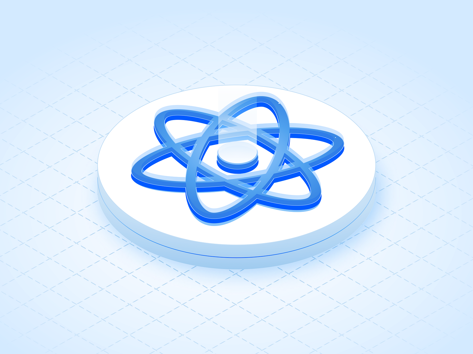 React JS Course Thumbnail by Jasjeet Singh Plaha on Dribbble