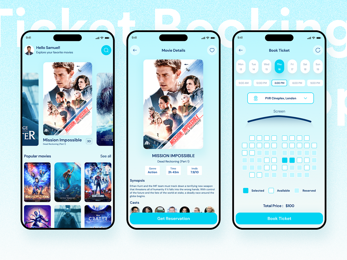 Movie App designs, themes, templates and downloadable graphic elements ...