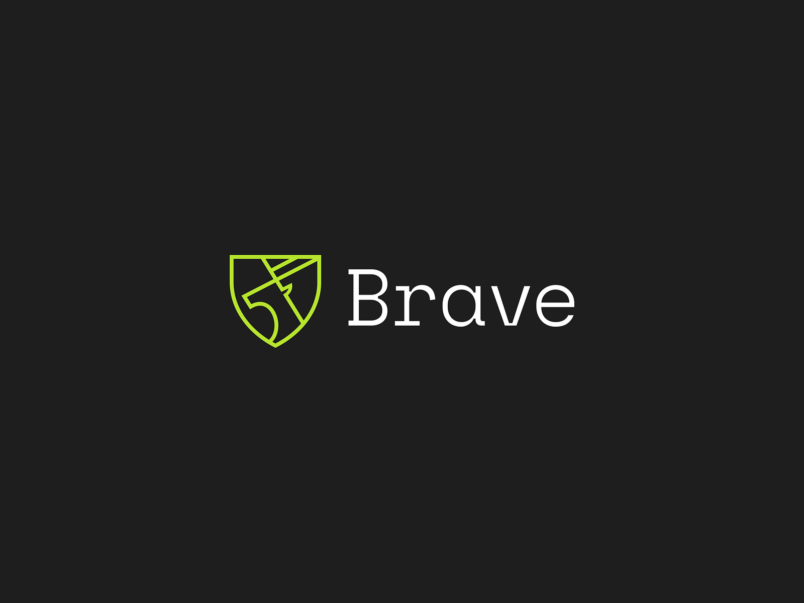 Brave Logo Concept by Pascale Versteeg for Studio Buitengewoon on Dribbble