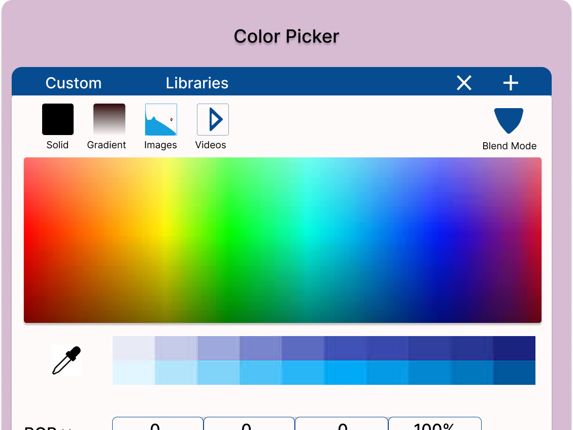 #DailyUI, Day60, Color Picker UI by Aditi Nainse on Dribbble