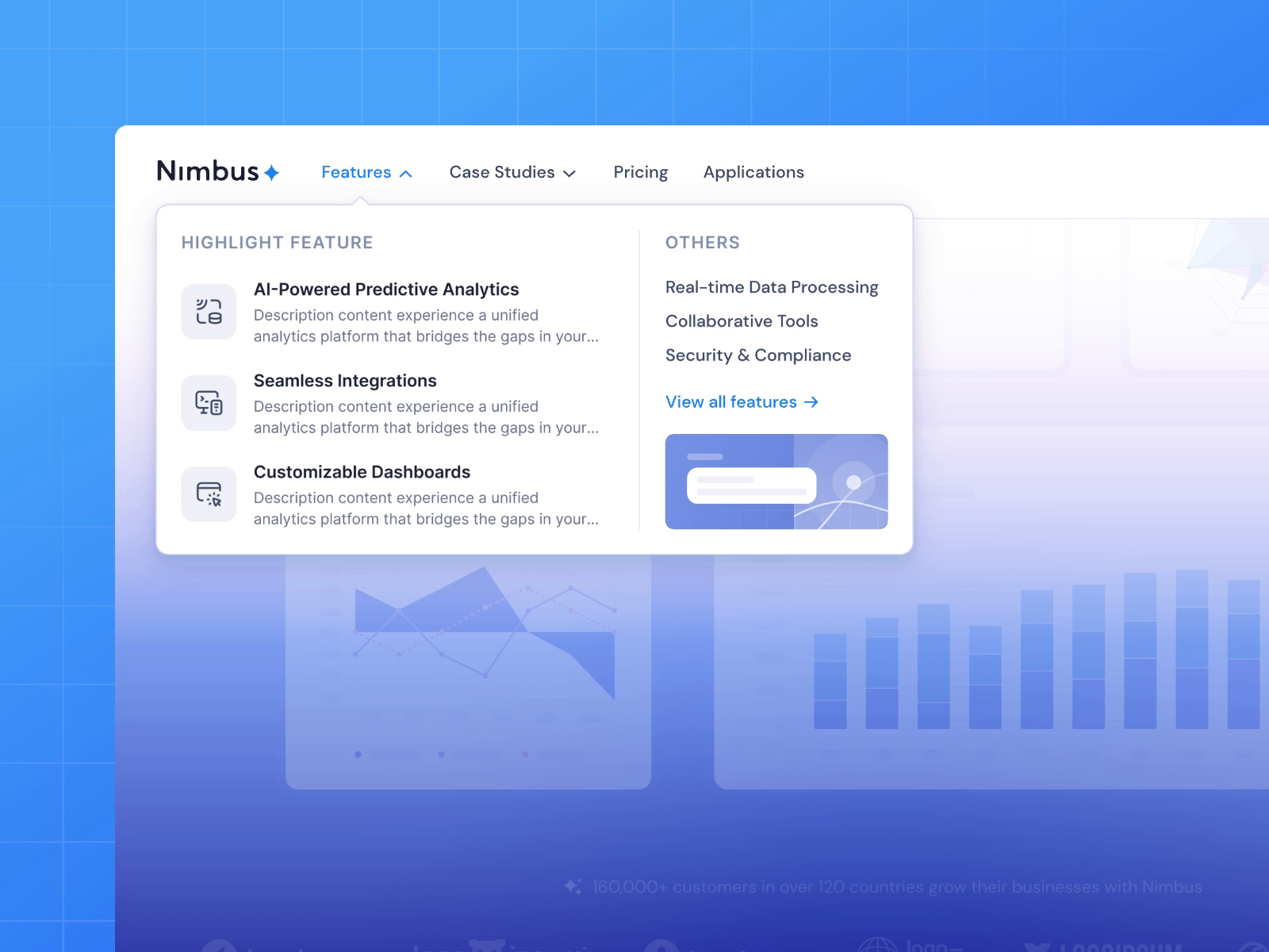Nimbus UI - Megamenu by Khoa. JAK for Futix Lab on Dribbble