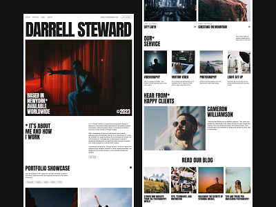 Photographer Landing Page by Aryo Pamungkas for SLAB Design Studio on ...