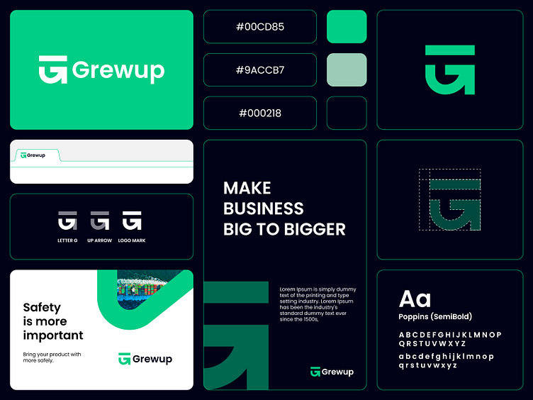 Grewup - Logo Design Concept by Omar Faruk on Dribbble