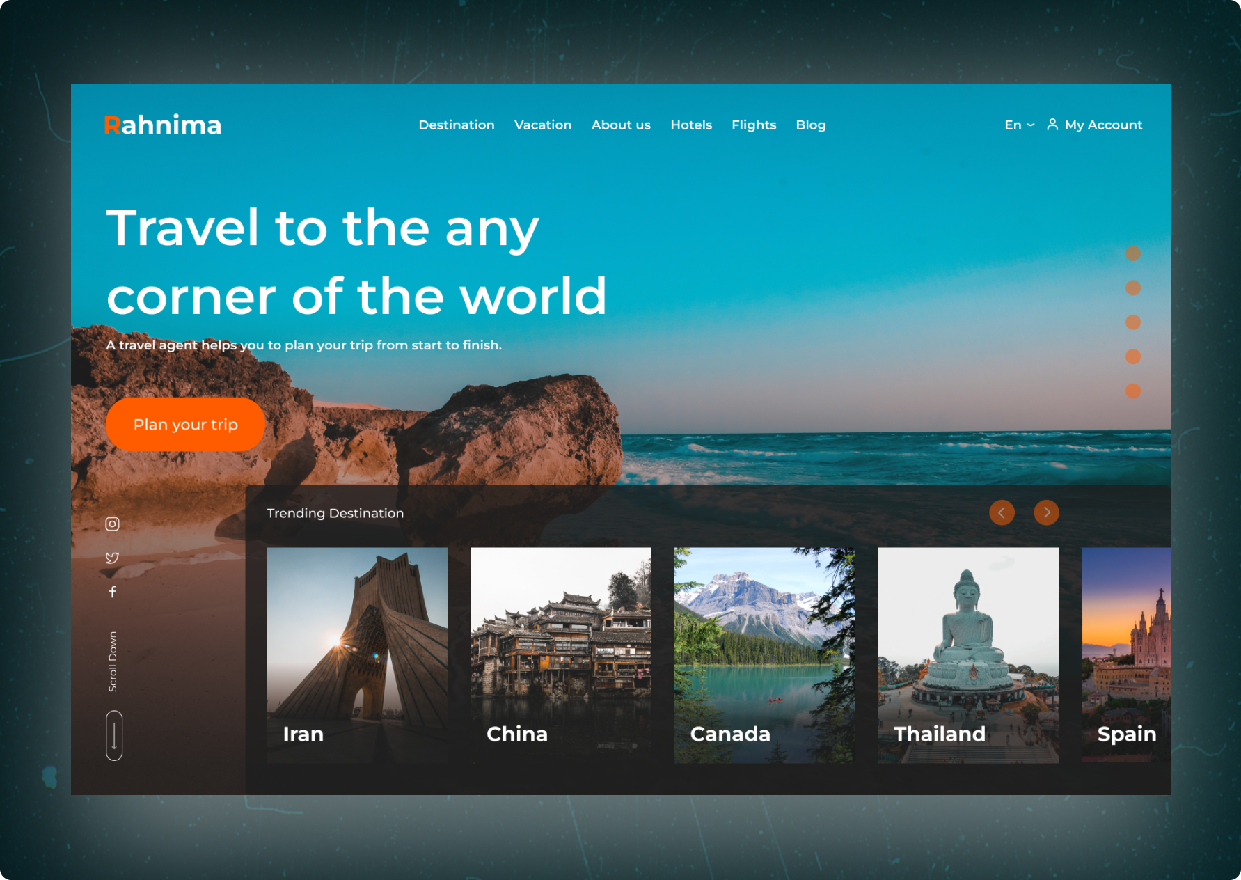 Travel Header designs, themes, templates and downloadable graphic ...