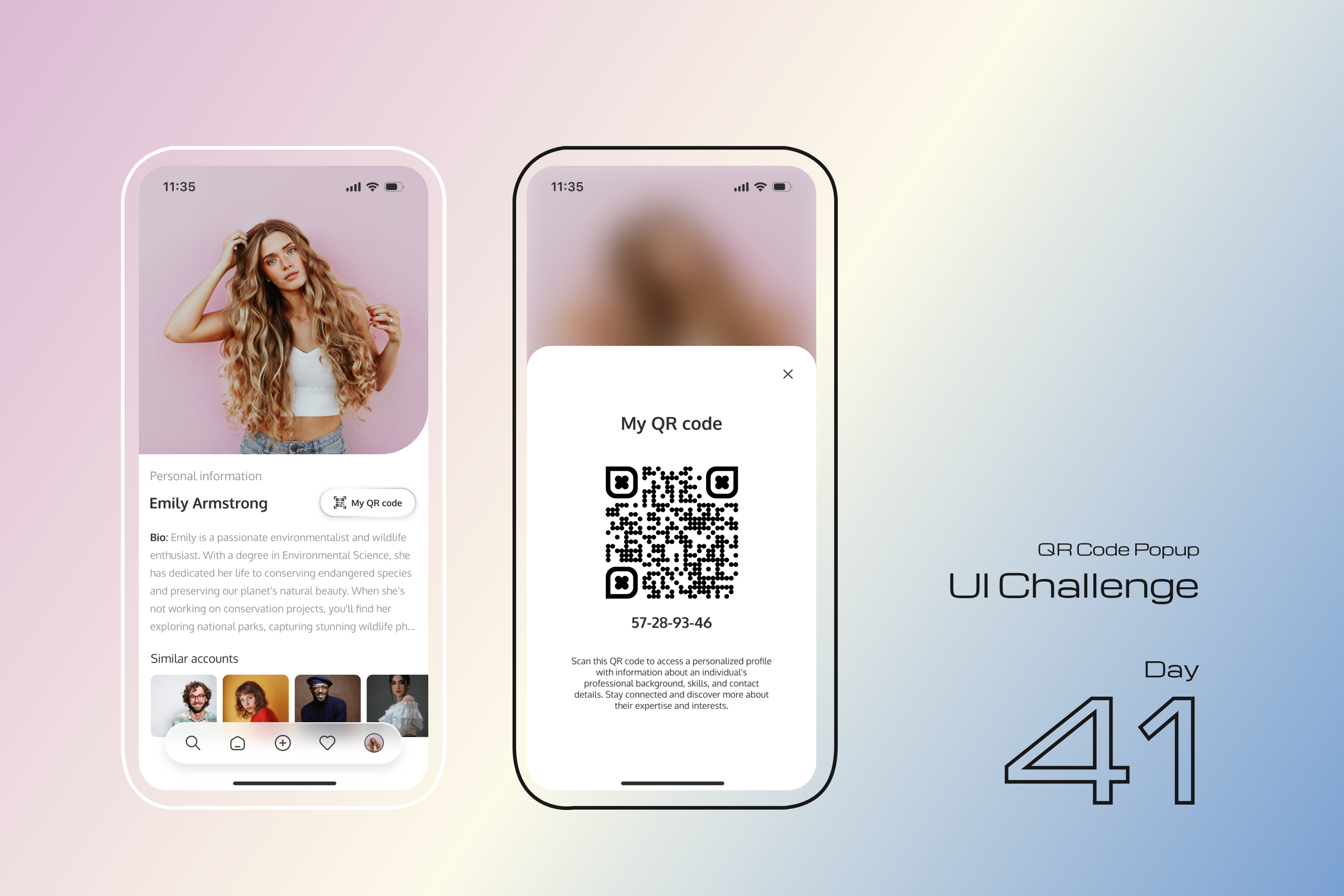 Browse thousands of Qr Code Popup images for design inspiration | Dribbble