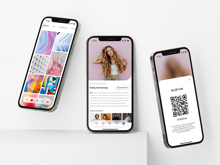 Qr Code Popup By Elina Kim On Dribbble