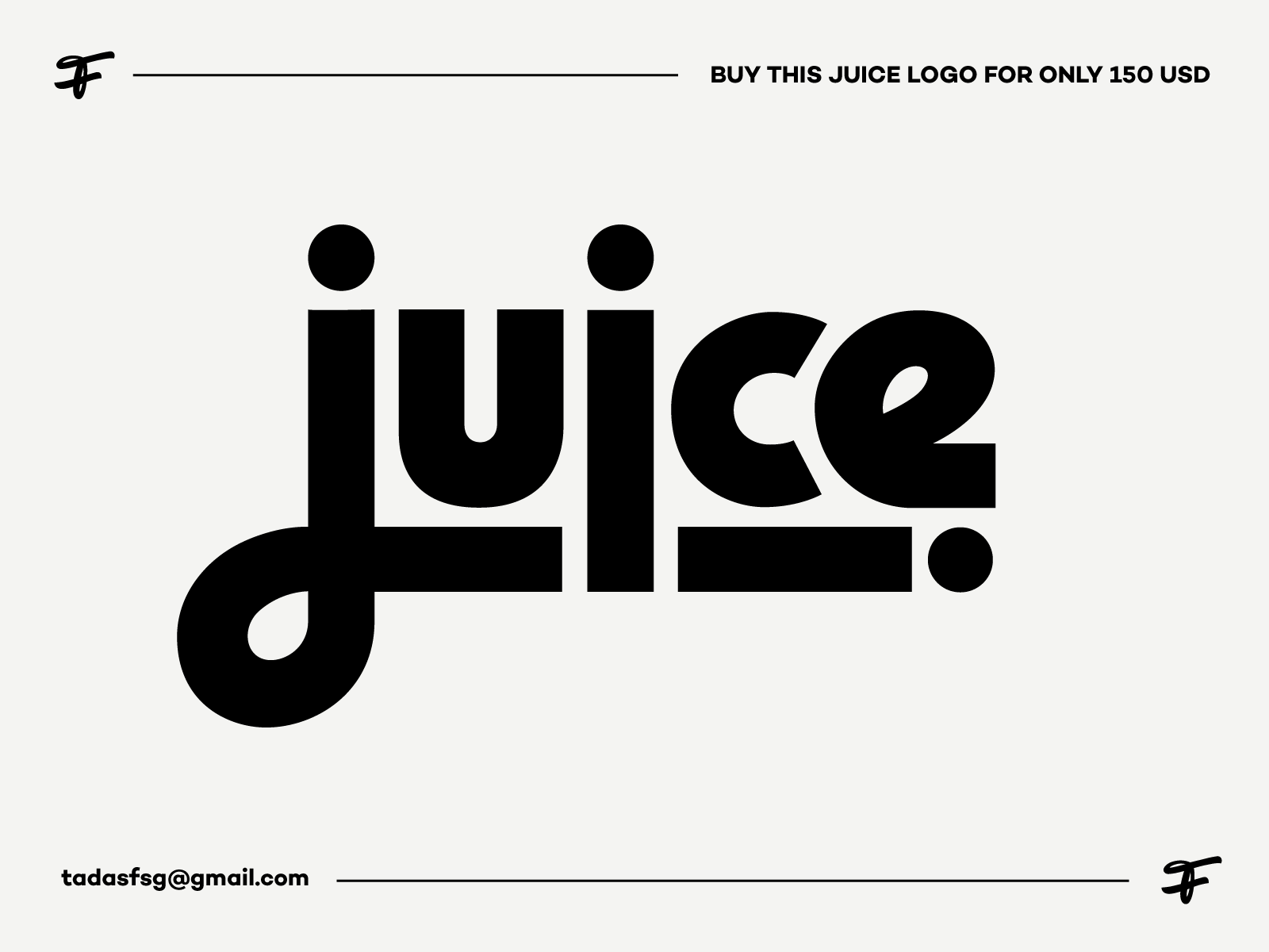 Juice Sale 150 usd By ForSureLetters On Dribbble juice-sale-150-usd-by-forsureletters-on-dribbble