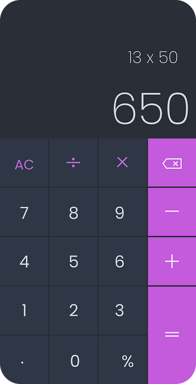 Calculator App Ui Designs Themes Templates And Downloadable Graphic