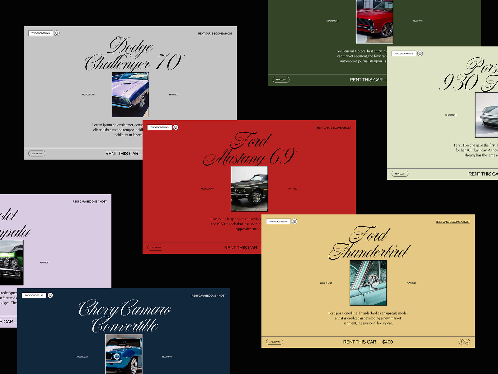 Car Rental Service Web Design by tubik UX for tubik on Dribbble