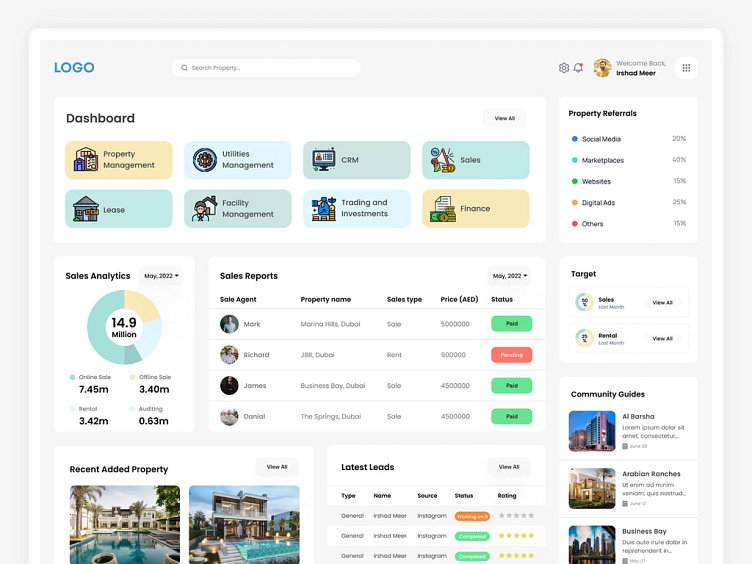 Erp Designs For Business by Build Me Tech on Dribbble