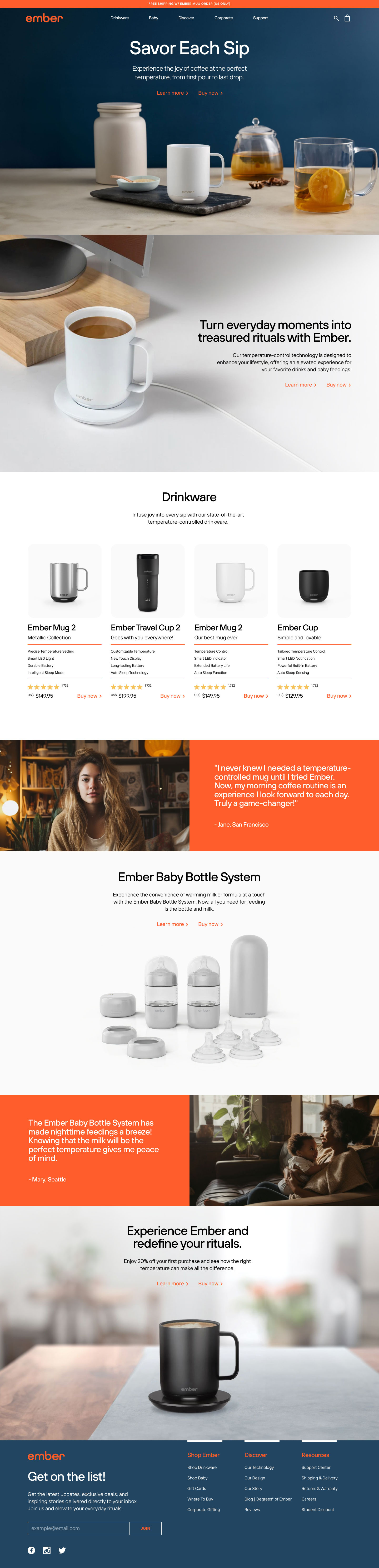 Ember Web Redesign by 2be Studios on Dribbble